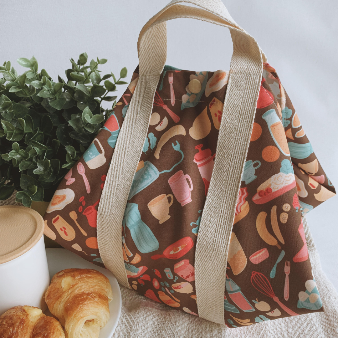 Tsutsumi Square Wrap x Big Breakfast (Chocolate) – tsutsumisquare